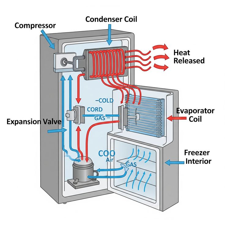 How to realize cold air circulation in refrigerator – Appliances 4 Less ...